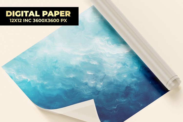 Blue Sea Digital Paper (4539585)