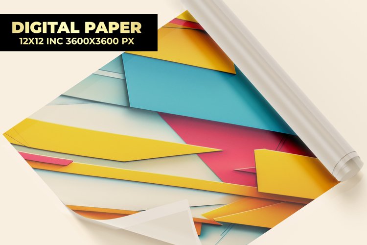 Colorful Design Digital Paper (4153962)