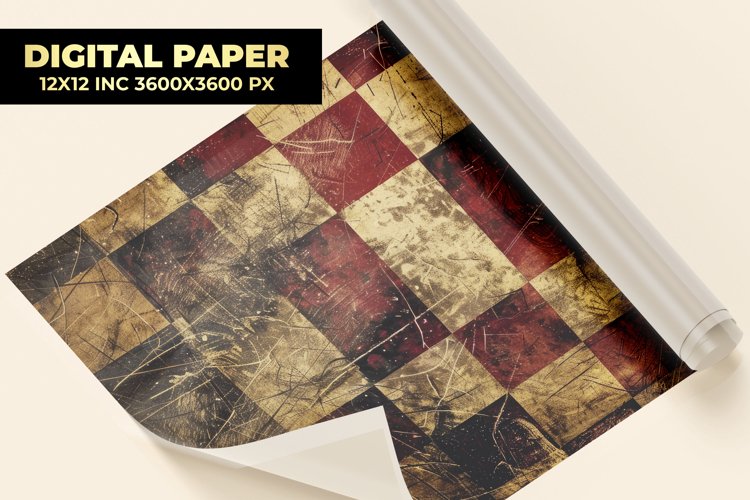Checker Box Digital Paper (4605923)