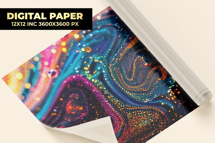Colorful Painting Digital Paper (4726956)