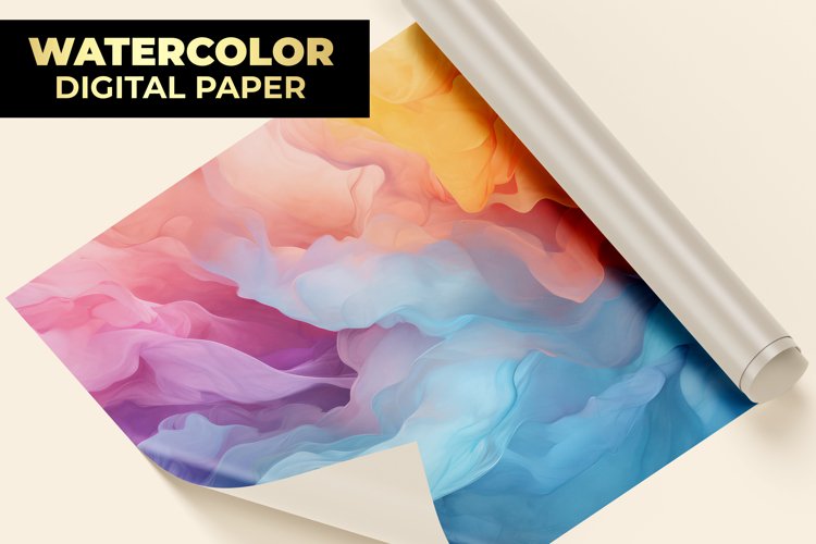 Watercolor Digital Paper (3535709)