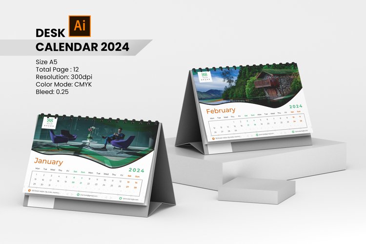 Desk Calendar 2024 (2321474)