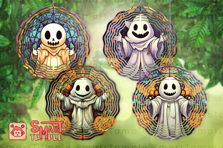Halloween 3d wind spinner,Halloween wind spinner bundle