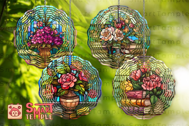 Books wind spinner bundle, Books wind spinner design,3d book