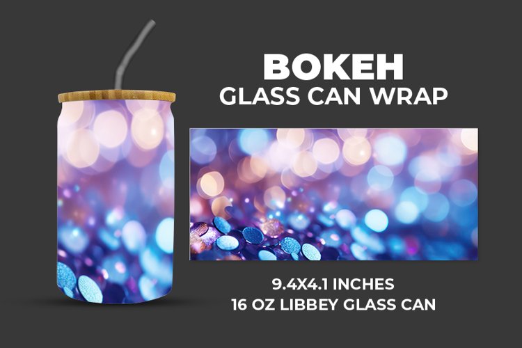 Bokeh Glass Can Wrap (3369720)