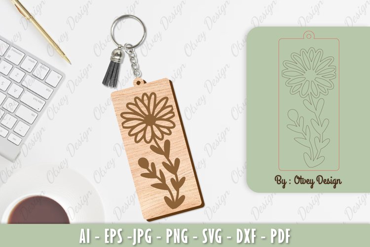 Flowers Keychain Laser Cut 4268564 Flowers Keychain Laser Cut 4268564