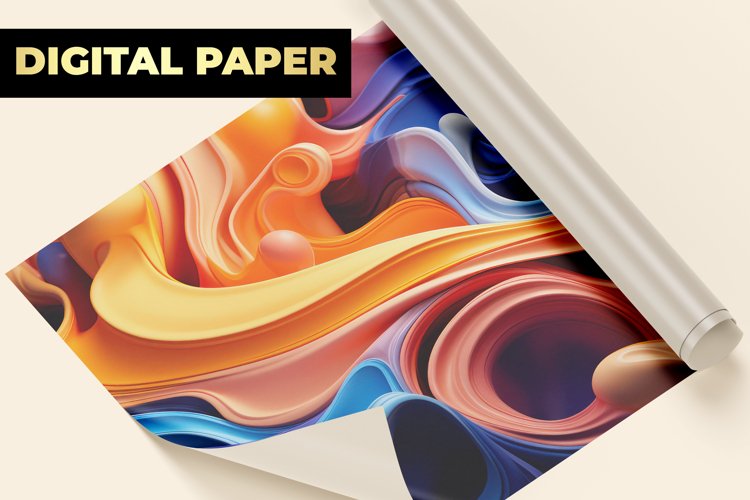 Colorful abstract Digital Paper (3813782)