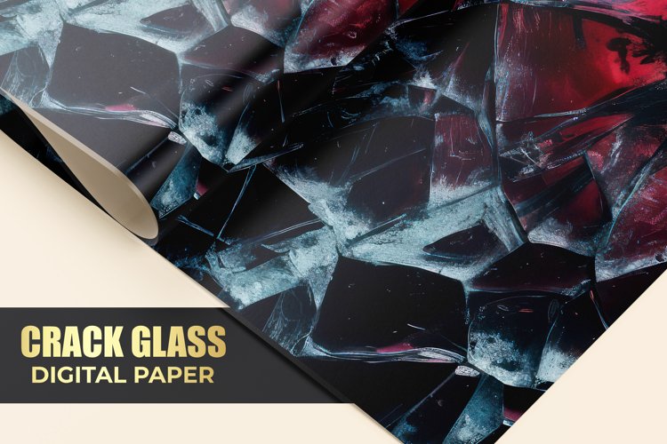 Crack Glass Digital Paper (3389149)