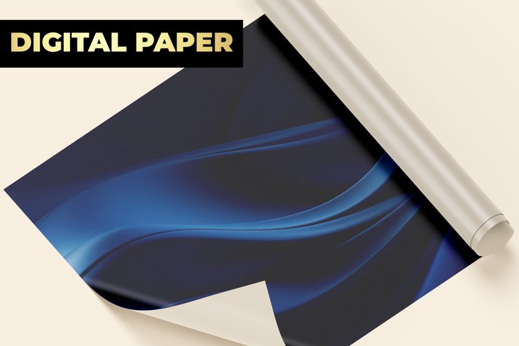 Blue waves Digital Paper (3805814)