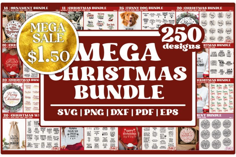 Mega Christmas SVG Bundle | Mega Funny Christmas Bundle