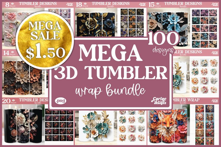 3D Tumbler Wrap Bundle | 3d Sublimation Tumbler Wrap