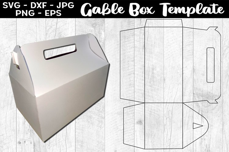Gable Box Template SVG Gable Box Template SVG PNG 1796077 