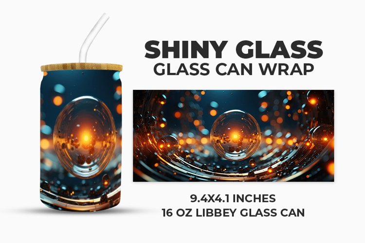 Shiny Glass Glass Can Wrap (3443928)