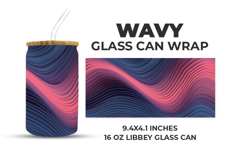Wavy Glass Can Wrap (3662474)