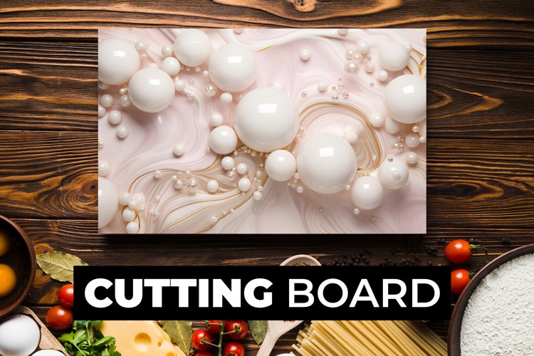 3D Perl Cutting Board Sublimation