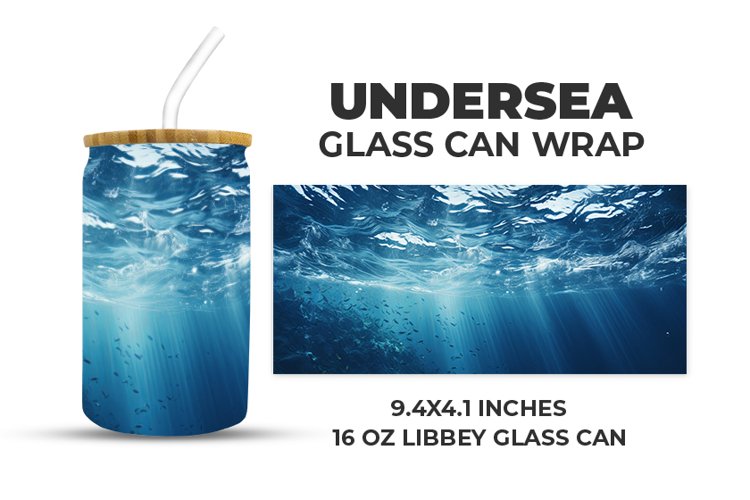 Undersea Glass Can Wrap (3524575)