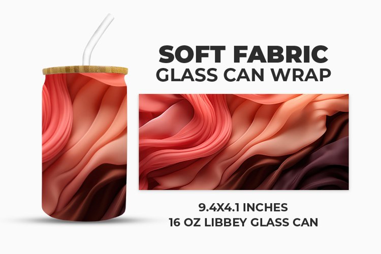 Soft Fabric Glass Can Wrap (3425010)