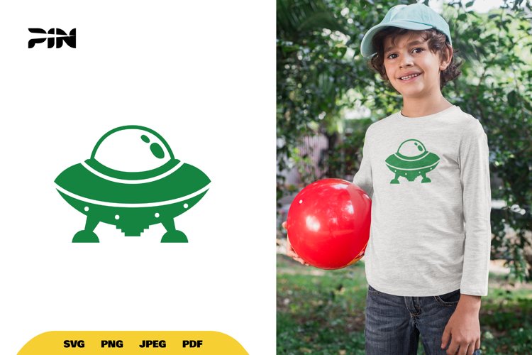 UFO SVG - UFO Clipart - Outer Space SVG (4779224)