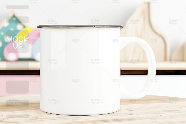 Stainless Steel Cup Mockup Photo I Cup White (4205108)