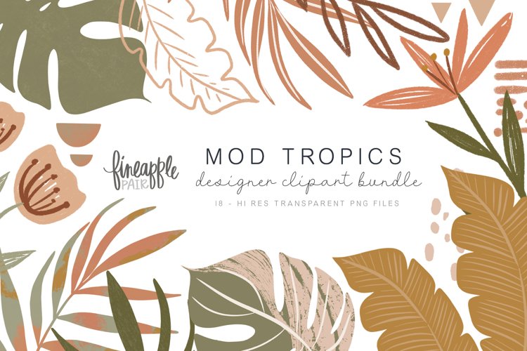 MOD TROPICS CLIPART BUNDLE JG