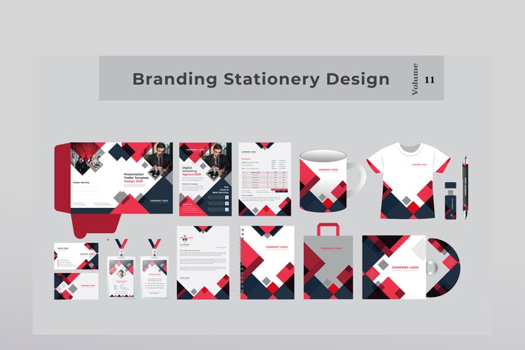 Modern Business Stationery Template (1800272)