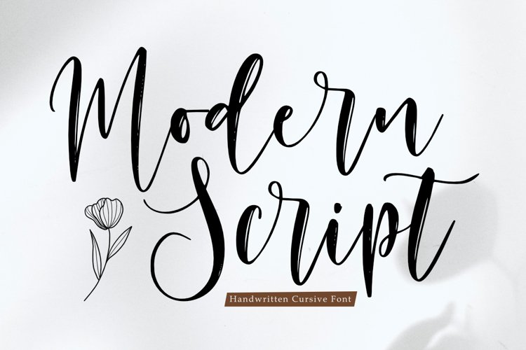 Modern Cursive Fonts