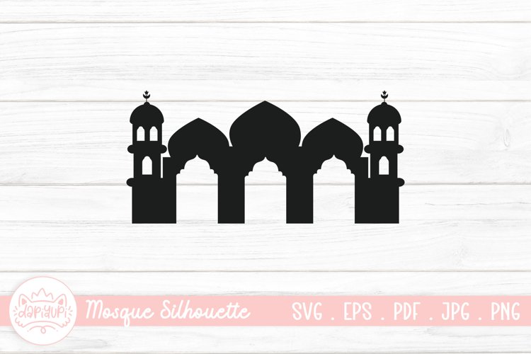 Islamic Mosque Silhouette SVG | Vector Muslim (4403080)