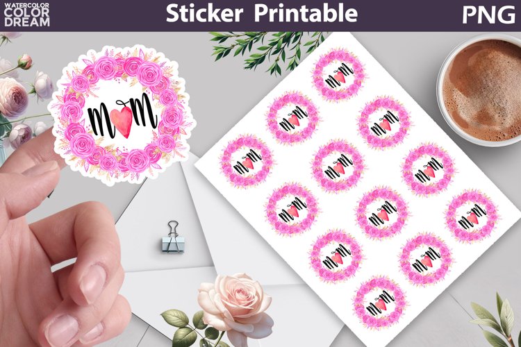 Mom Sticker | Mothers Day Sticker Printable (3298696)