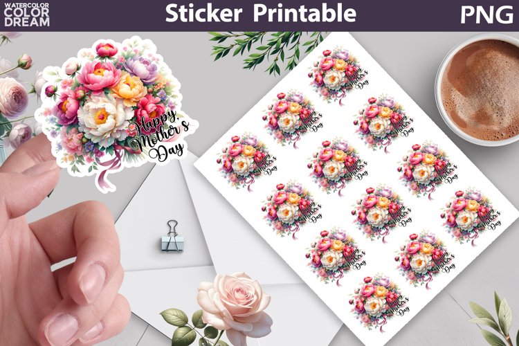 Mothers Day Sticker | Happy Mothers Day Sticker (3543967)