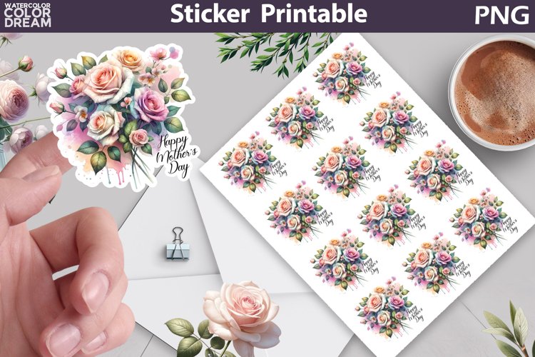 Mothers Day Sticker | Happy Mothers Day Sticker (3543975)
