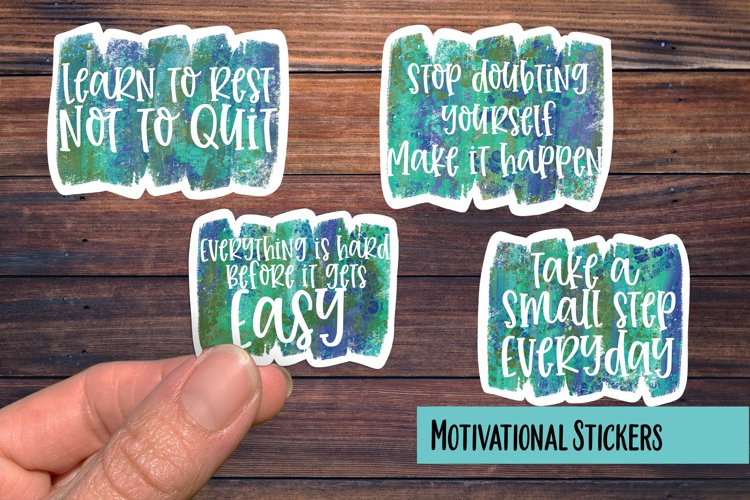 Motivational PNG Sticker Pack
