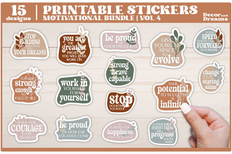 Motivational Sticker Bundle | Positivity Sticker Bundle