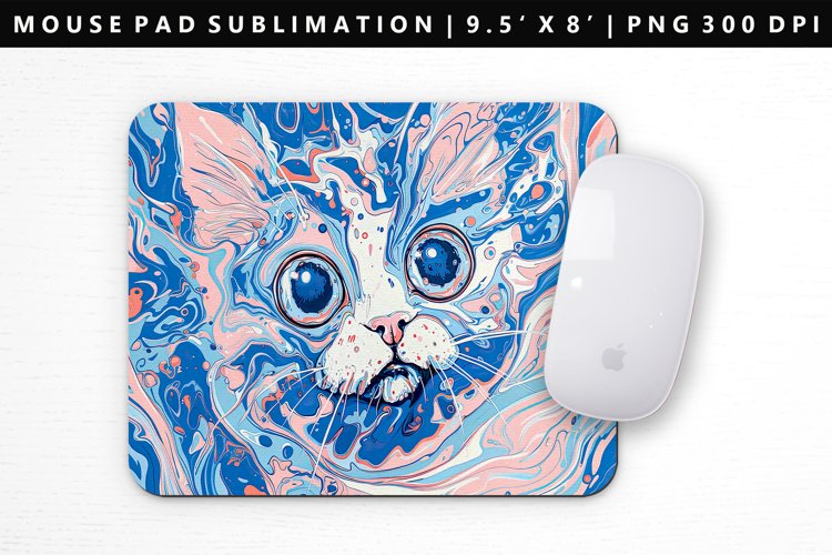 Colored Cats Mouse Pad Design | Mouse Pad (4610354)