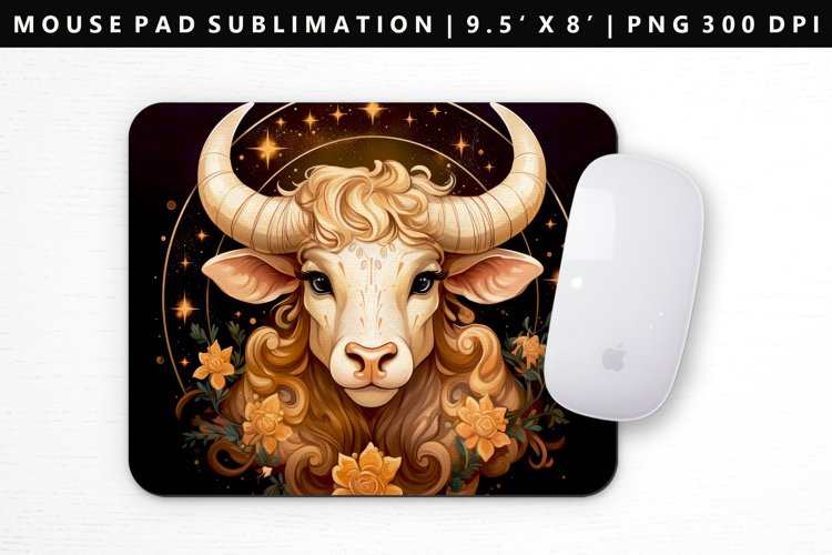 Taurus Mouse Pad Design | Mouse Pad Sublimation (3516037)