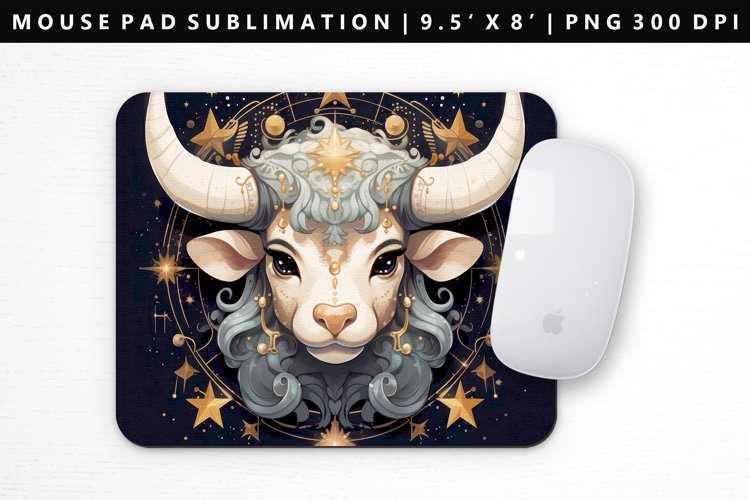 Taurus Mouse Pad Design | Mouse Pad Sublimation (3516039)
