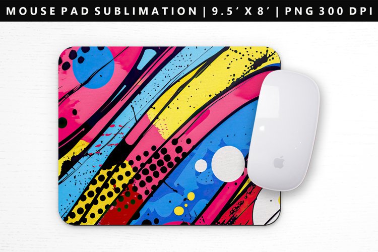 Retro Pop Art Mouse Pad Design | Mouse Pad (5220645)