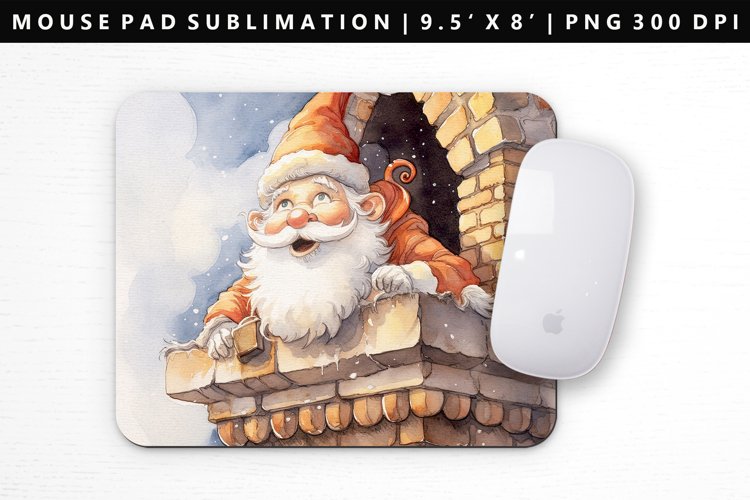 Funny Santa Mouse Pad Design | Mouse Pad (2943349)