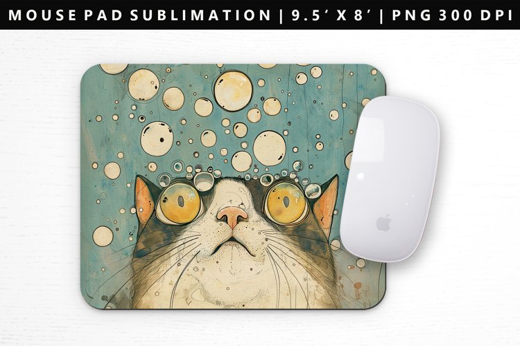 Colored Cats Mouse Pad Design | Mouse Pad (4610378)