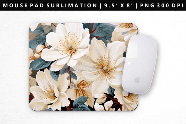 Flower Mouse Pad Design | Mouse Pad Sublimation (2900898)