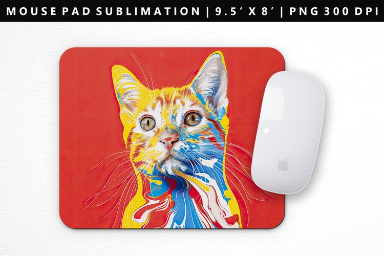 Colored Cats Mouse Pad Design | Mouse Pad (4610391)