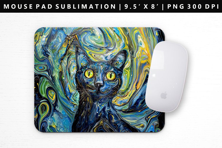 Colored Cats Mouse Pad Design | Mouse Pad (4610420)
