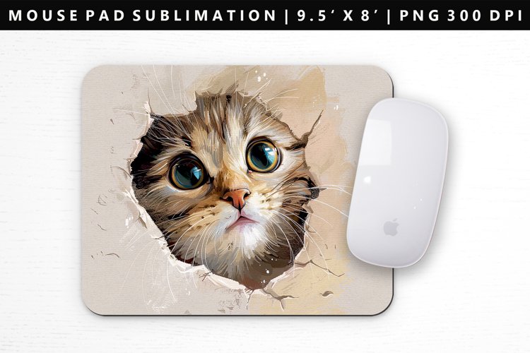 Colored Cats Mouse Pad Design | Mouse Pad (4901934)