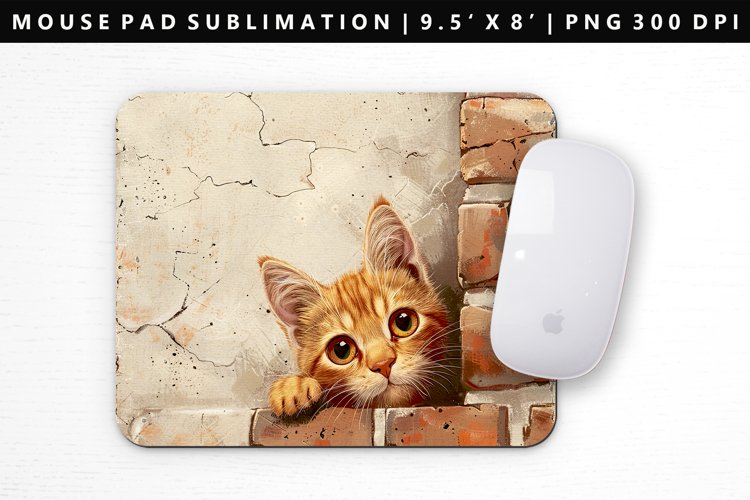 Colored Cats Mouse Pad Design | Mouse Pad (4901935)
