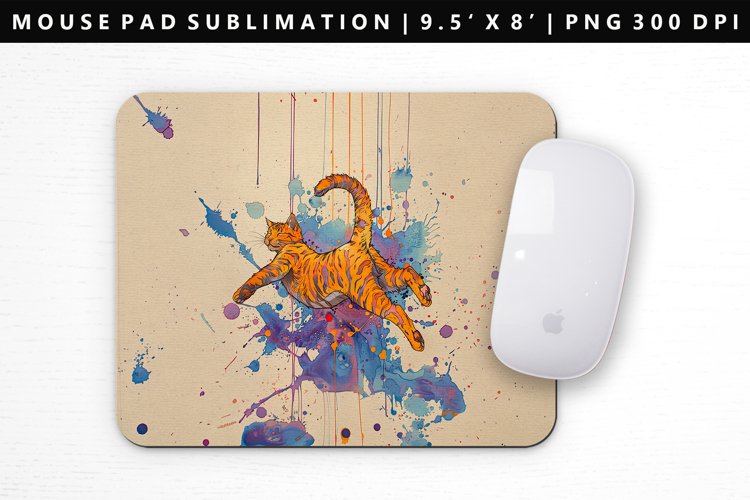 Colored Cats Mouse Pad Design | Mouse Pad (4902005)