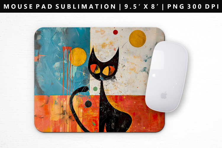 Colored Cats Mouse Pad Design | Mouse Pad (5271842)