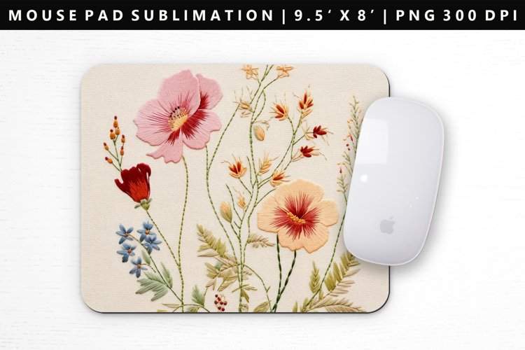 Flower Mouse Pad Design | Mouse Pad Sublimation (3325794)