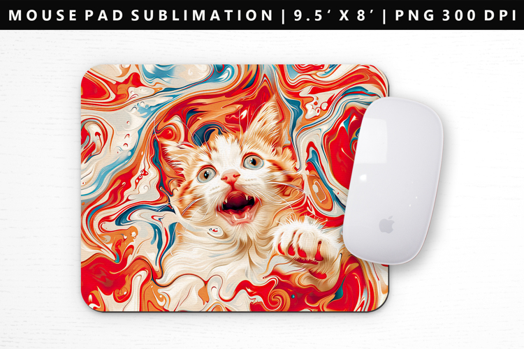Colored Cats Mouse Pad Design | Mouse Pad (5274483)