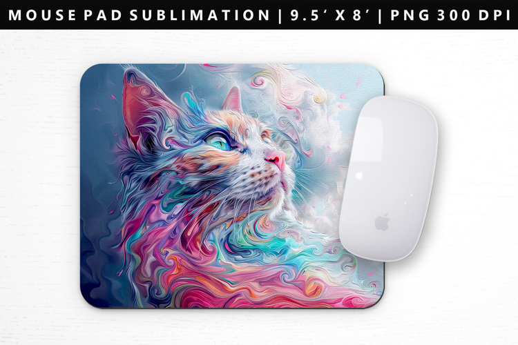 Colored Cats Mouse Pad Design | Mouse Pad (5274507)