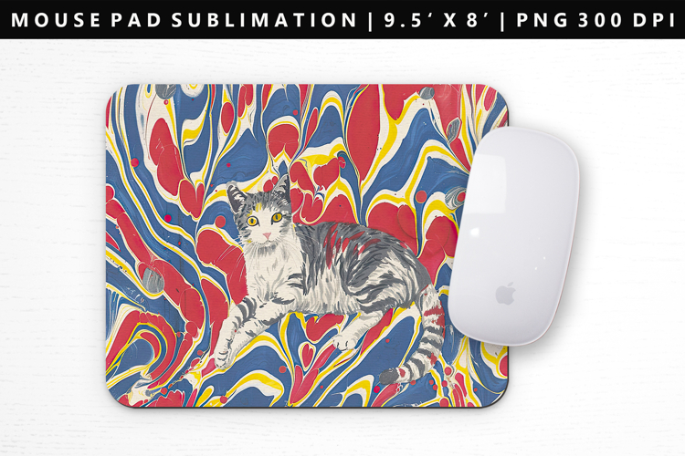 Colored Cats Mouse Pad Design | Mouse Pad (5274508)