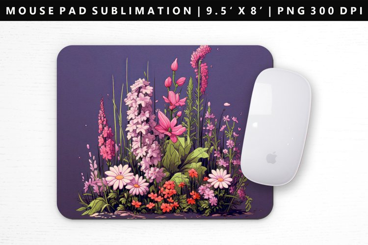 Flower Mouse Pad Design | Mouse Pad Sublimation (3331470)